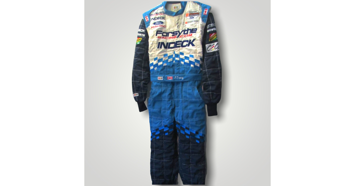 Paul Tracy SIGNED 2006 ADM brand Forsythe Racing Suit | Racer Collect